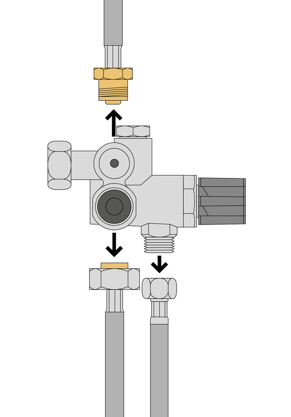 Replacing the Mixer valve COMBI EQ