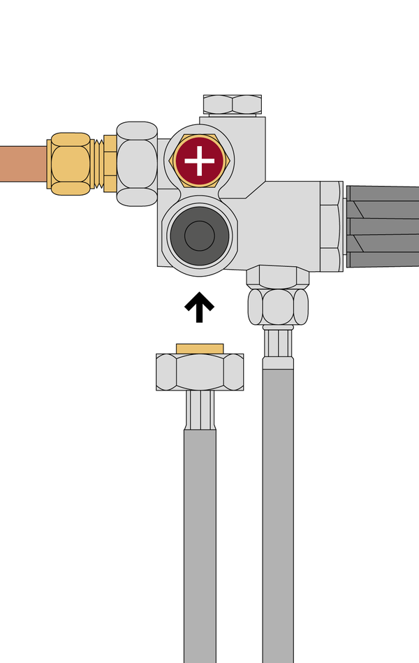 Replacing the Mixer valve COMBI+