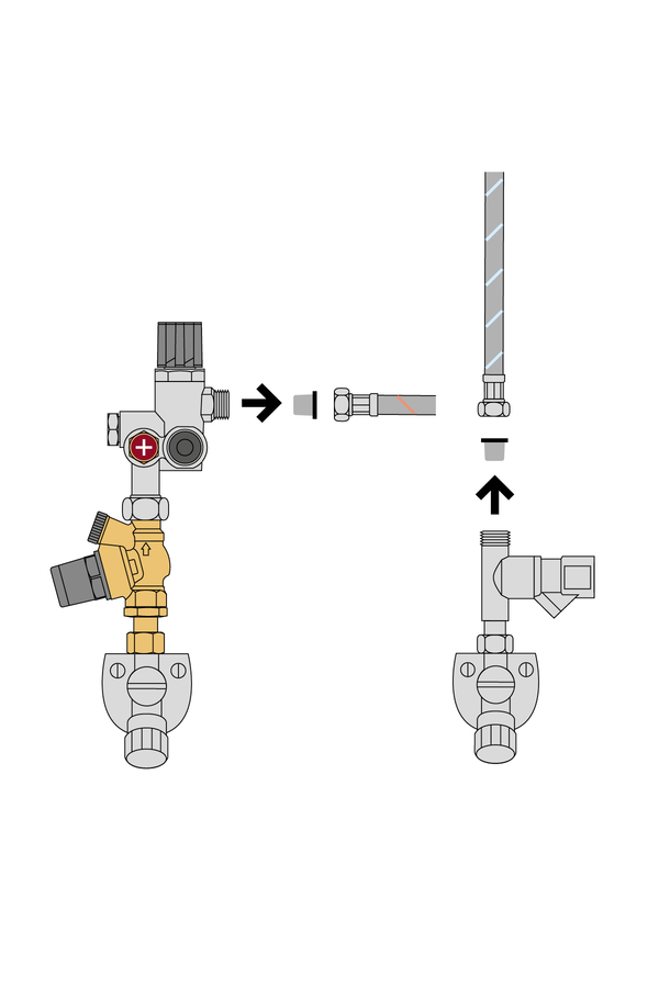 Replacing the Fusion tap COMBI+ B
